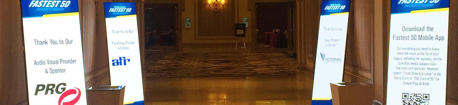 Trade Show Digital Signage Rental | LV Exhibit Rentals